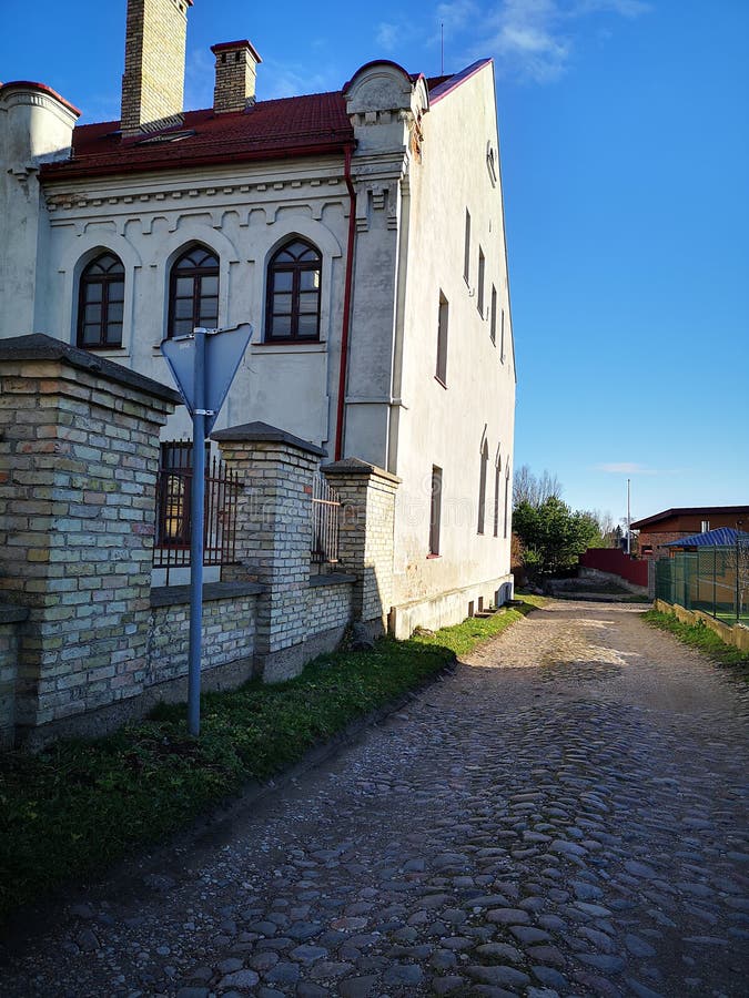 Complex of Three Jewish Synagogues in Kalvarija Lithuania Stock Image ...