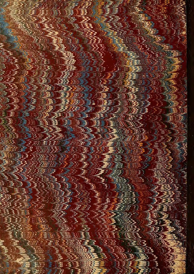 19th Century Vintage Antique Marbled Book Cover Stock Illustration ...