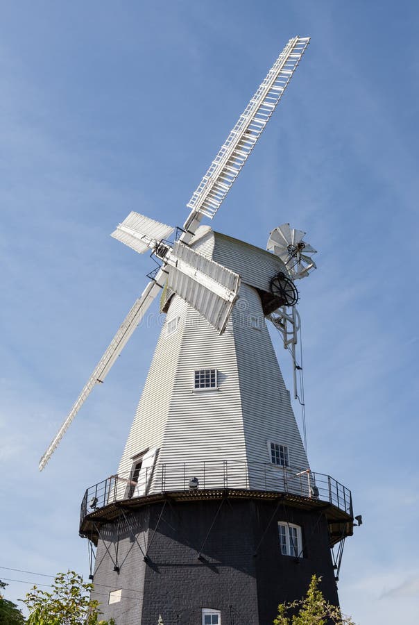 Cranbrook Windmill stock photo. Image of landmark, landmarks - 136984232