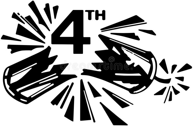 4th Firecracker stock vector. Illustration of anniversary - 42099248