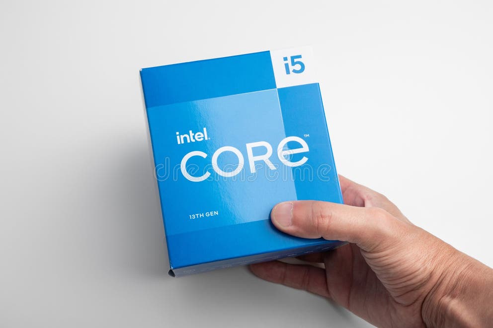13th Gen Intel Core Processor Editorial Image - Image of microprocessor ...