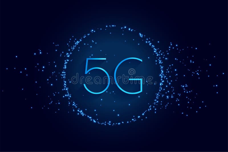 5th Generation Internet Wireless Technology Digital Background Stock ...
