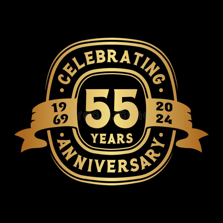 55th Anniversary Gold Stock Illustrations – 581 55th Anniversary Gold ...
