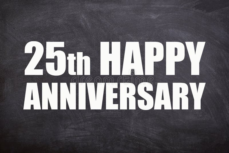 25th Year Happy Anniversary Banner Stock Photos - Free & Royalty-Free ...