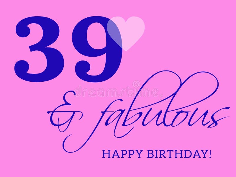 39th Birthday Stock Illustrations – 411 39th Birthday Stock ...