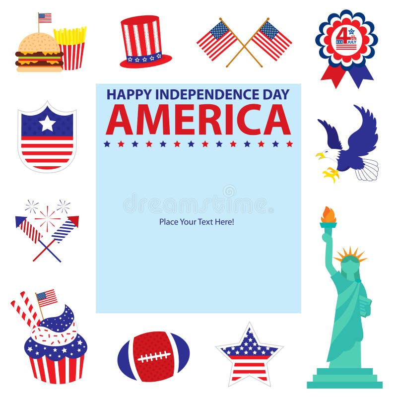 4th of July, American Independence Day Templates Stock Vector ...