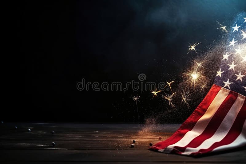 4th July Background, High Definition, AI Generative Stock Illustration ...