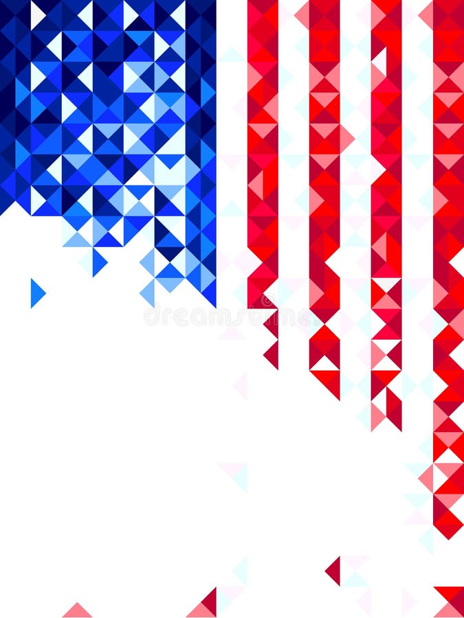 Polygon American Flag Stock Illustrations – 565 Polygon American Flag ...