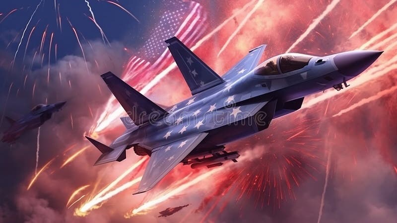 4th July, Celebration of Independence Day, AI Generated Stock ...