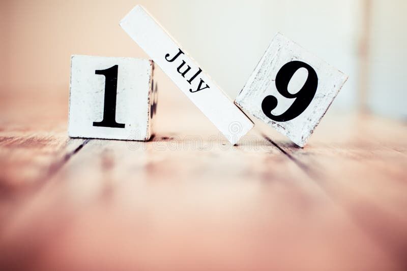 19th of July - 19 July - National Daiquiri Day Stock Image - Image of ...