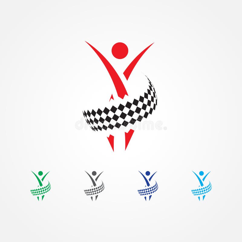 Man Icon Logo Design stock vector. Illustration of design - 143185136