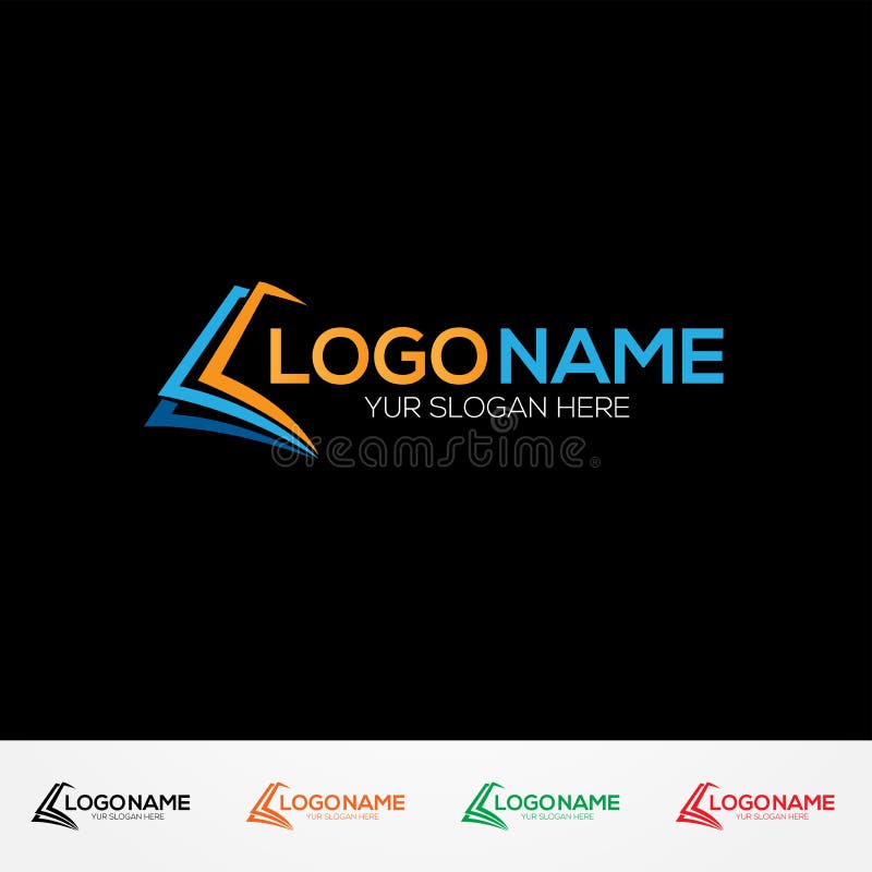 Book Company Logo Design stock vector. Illustration of sign - 143185205