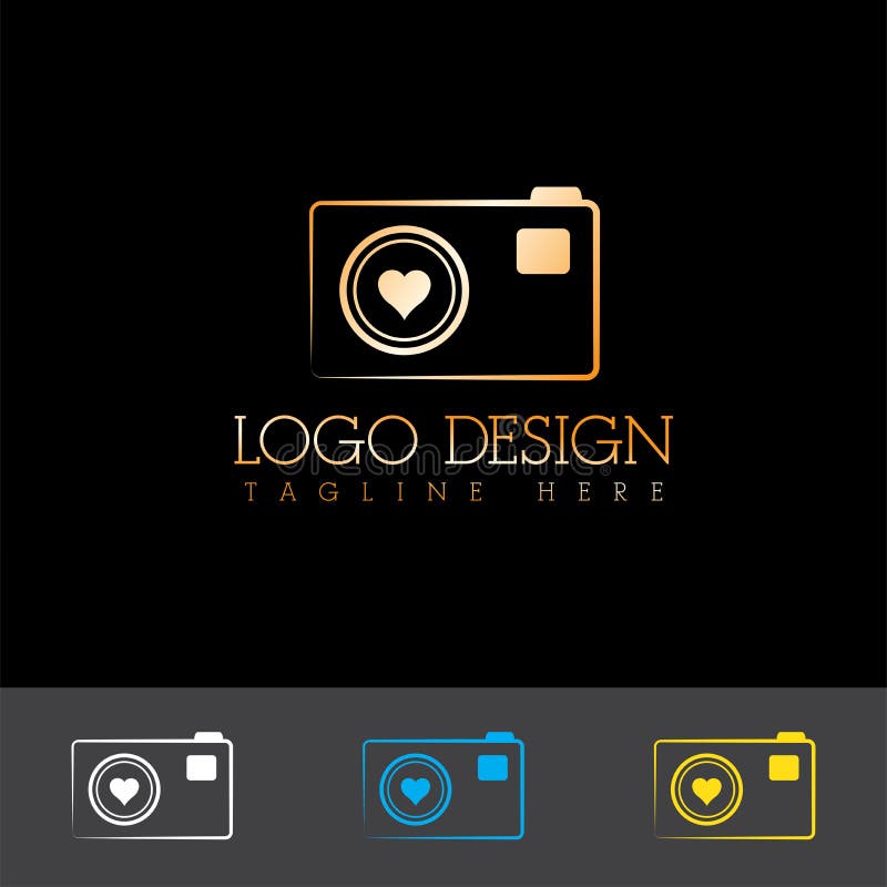Camera Lance Logo Design stock vector. Illustration of market - 143187461