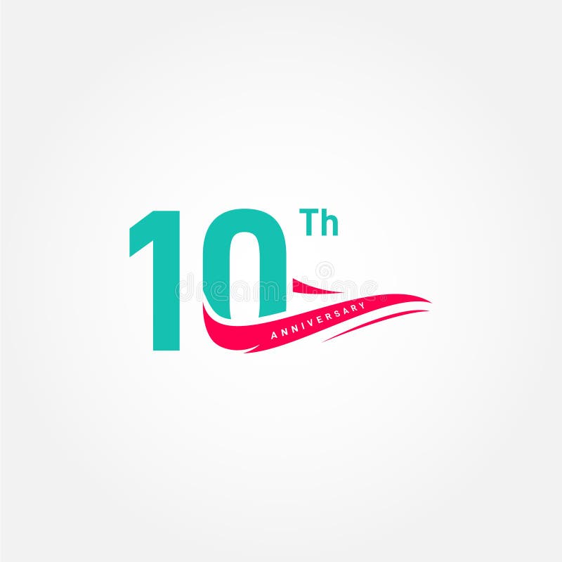 10 Anniversary Font Stock Illustrations – 1,411 10 Anniversary Font ...