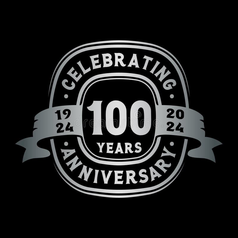 100th Anniversary Celebration Logo Design Template. 100th Anniversary ...