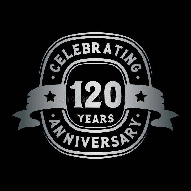 120th Anniversary Celebration Logo Design Template. 120th Anniversary ...