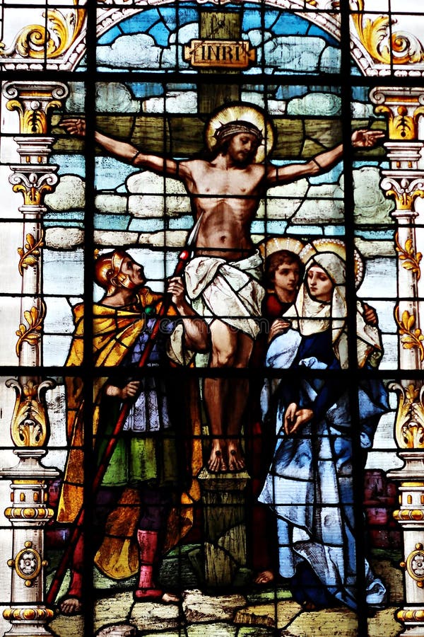 Jesus Dies on the Cross As Part of the Crucifixio Editorial Photo ...