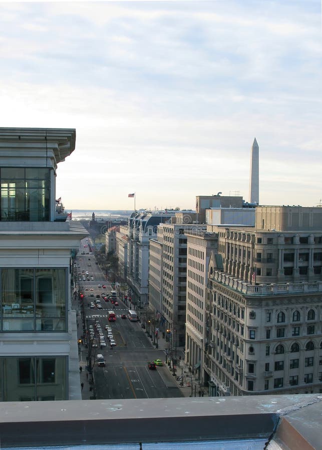 14th Street NW in Washington, DC Looking South Stock Image - Image of ...