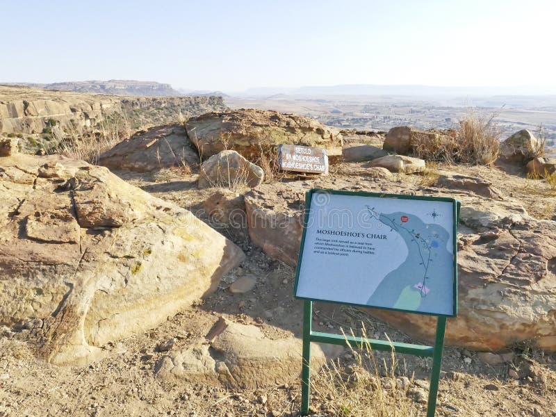 Qiloane, A Mountain In Lesotho Next To Thaba Bosiu Stock Image - Image ...
