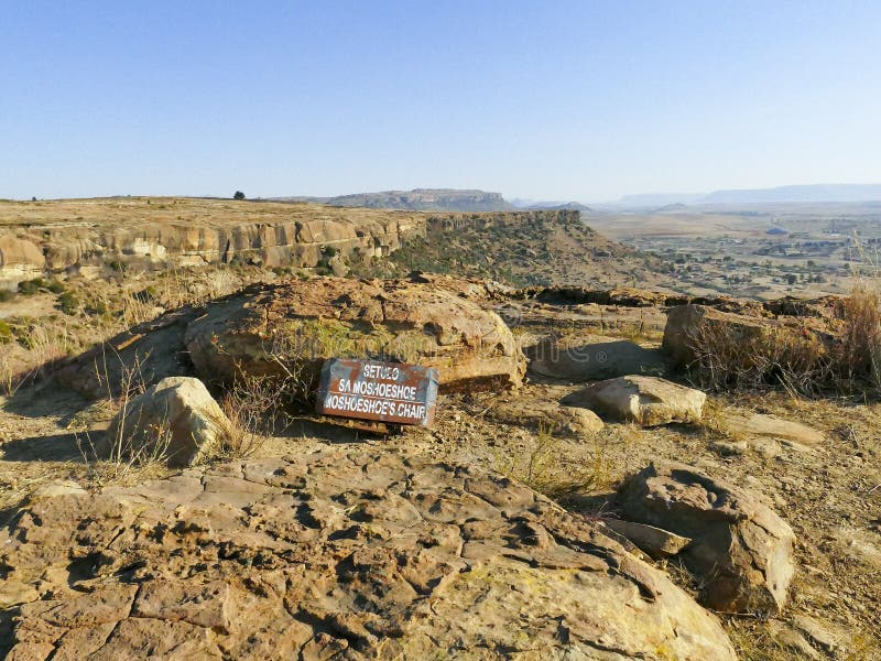 Thaba Bosiu, Lesotho stock image. Image of royal, south - 126344089