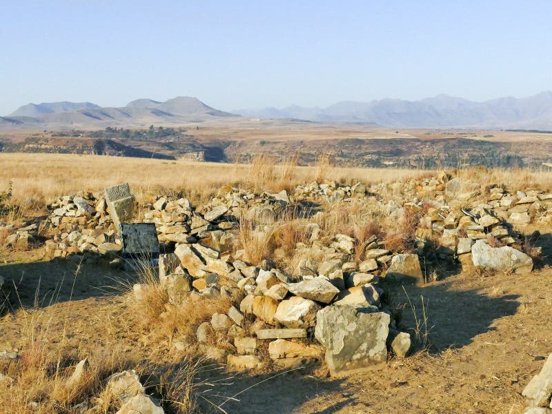 Thaba Bosiu, Lesotho stock photo. Image of capital, background - 126344060