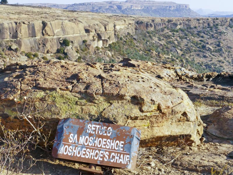 Qiloane, a Mountain in Lesotho Next To Thaba Bosiu Stock Image - Image ...