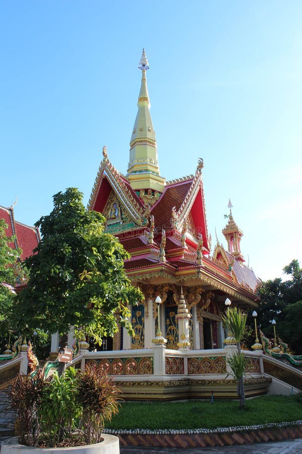Thai art buildings stock image. Image of angels, buddhism - 94561077