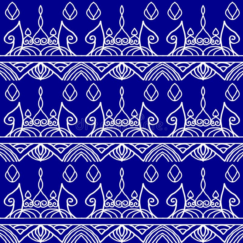 Thai Art Design Pattern for Fabric Pattern and All Print. Stock Image ...