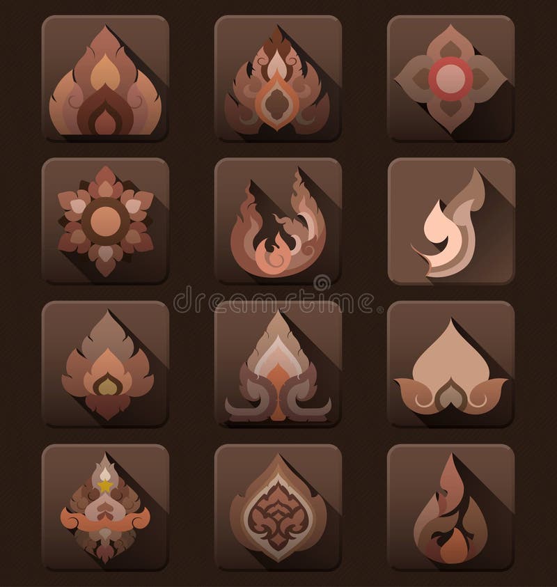 Thai logo design stock vector. Illustration of graphic - 30977629