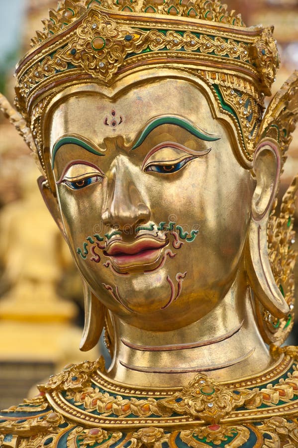 Thai art god statue stock photo. Image of buddhist, spiritual - 22156306