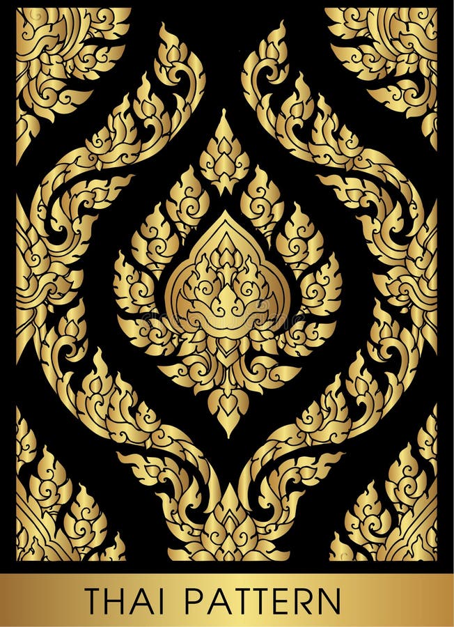 Thai Art Pattern stock illustration. Illustration of style - 64678109