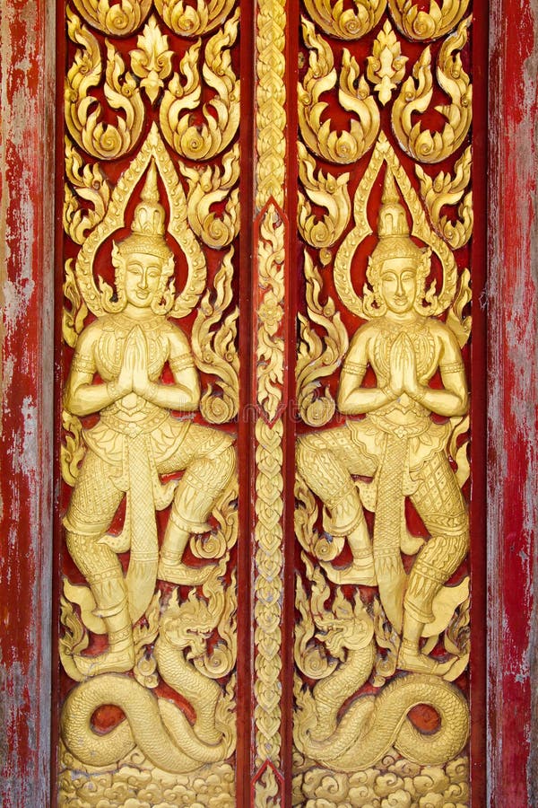 Thai art texture stock image. Image of gold, style, decoration - 42153379