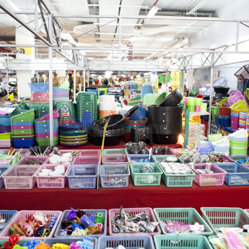 Thai Asian Miscellaneous Shop Stock Image - Image of market, outdoor ...