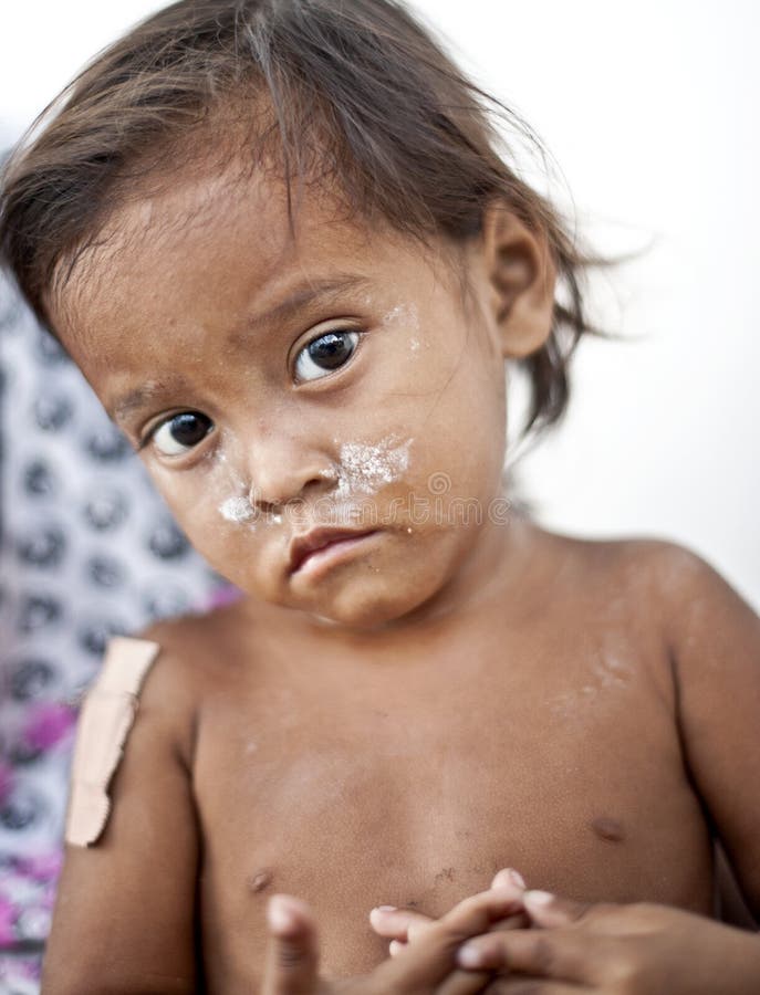 Thai Baby Girl editorial stock photo. Image of dirty - 18277158