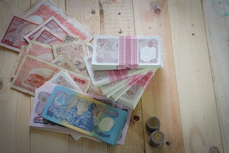 Thai Baht Money stock photo. Image of lending, card, redeem - 59880396