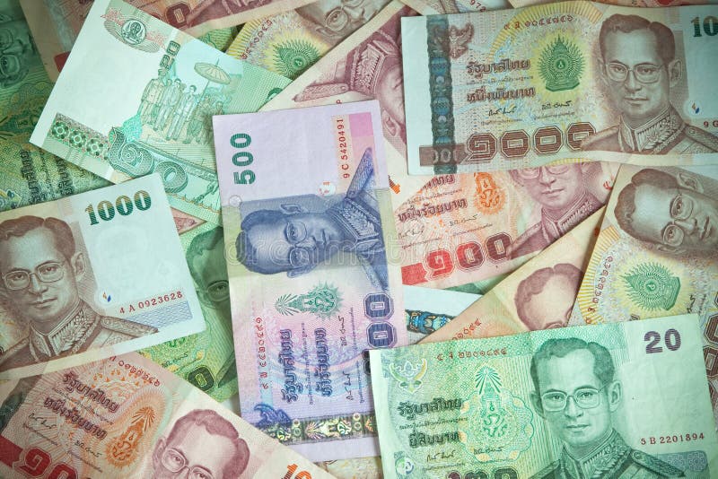 Thai baht note stock photo. Image of inflation, bangkok - 17243204