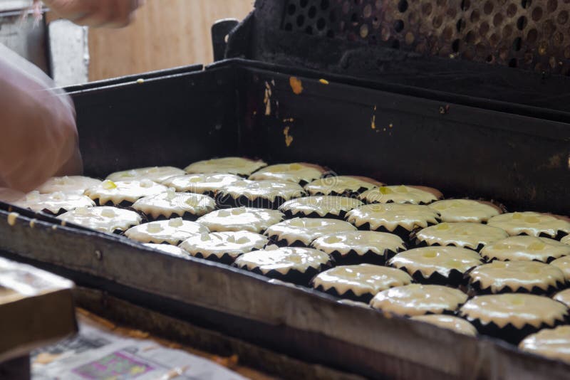 Thai Bakery in Oven,thai Dessert Stock Photo - Image of candy, thailand ...