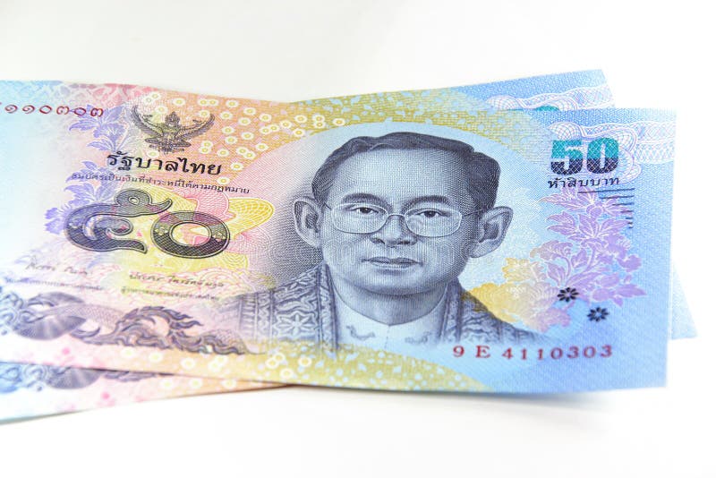 Thai banknote 50 Baht stock photo. Image of economics - 62800428