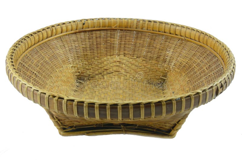 Thai Basket Can Contain Things Stock Photo - Image of food, screen ...