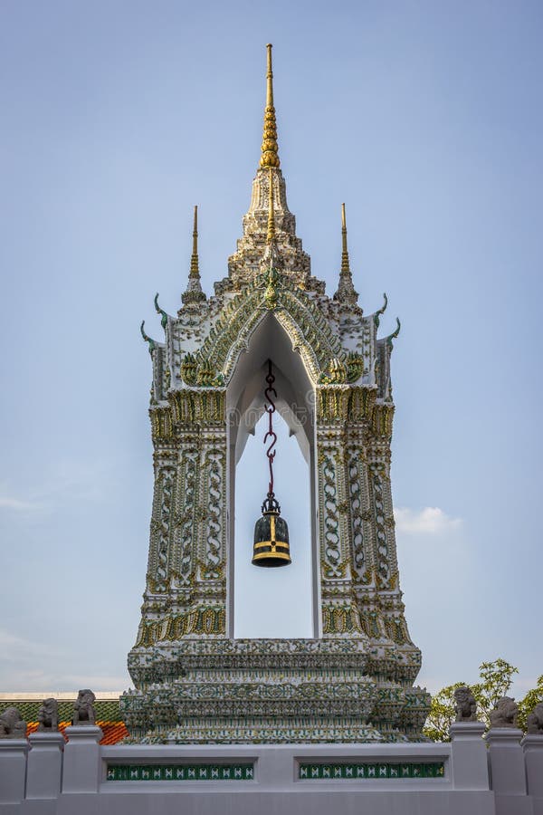 Thai bell tower stock image. Image of temple, ancient - 48294607