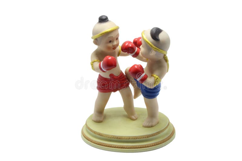 Thai boxing doll 2 stock photo. Image of martial, thai - 59963214