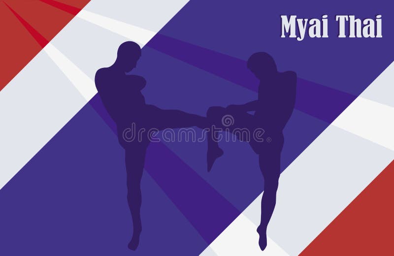 Thai boxing stock vector. Illustration of karate, fist - 33219856
