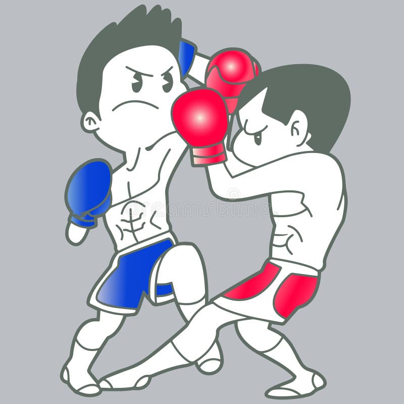 Cartoon Thai Boxing Stock Illustrations – 843 Cartoon Thai Boxing Stock ...