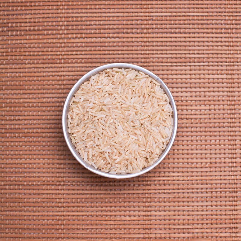 Thai brown rice stock image. Image of organic, jasmin - 27878577