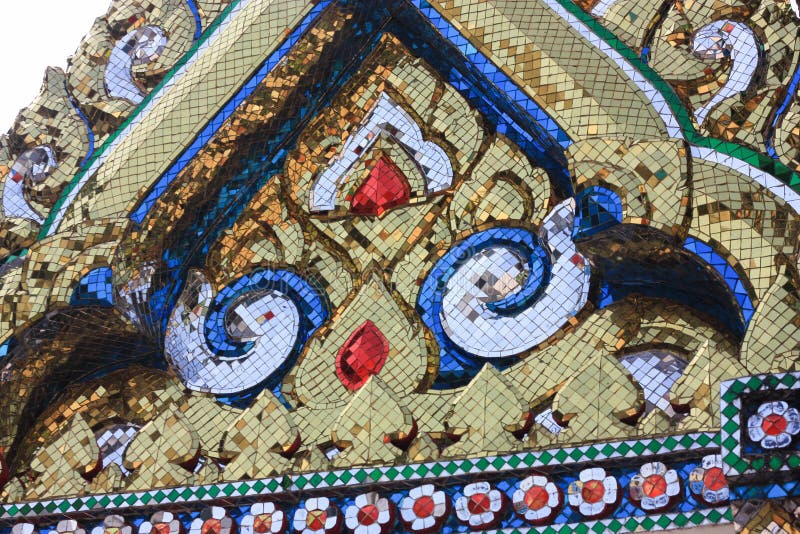 Thai Buddhist Temple Texture Stock Photo - Image of history, classic ...