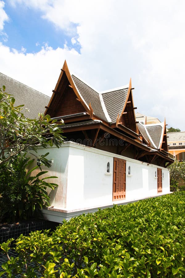 Thai building stock image. Image of serene, elegant, architecture ...