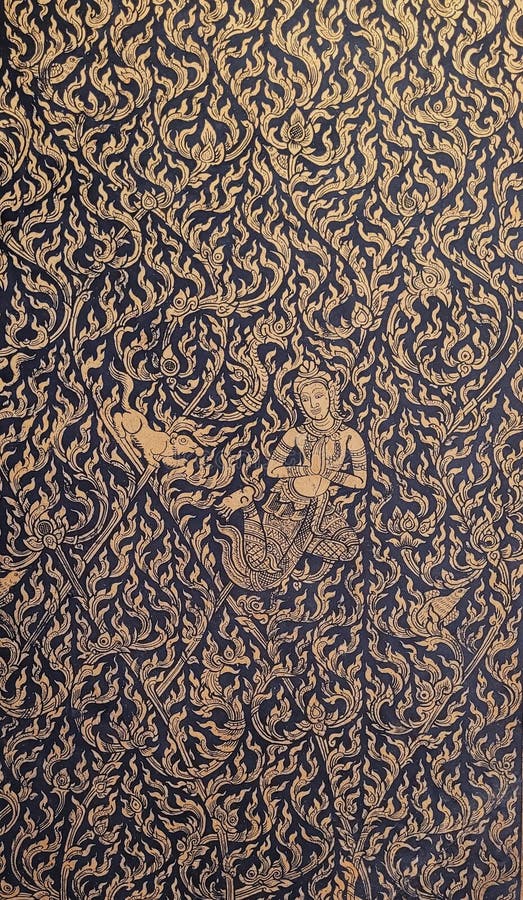 Thai Cabinet of the Pali Canon Stock Image - Image of buddhism, thai ...