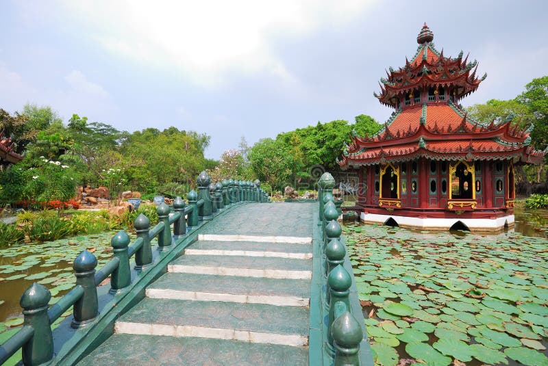 Thai castle stock image. Image of culture, travel, building - 39899361