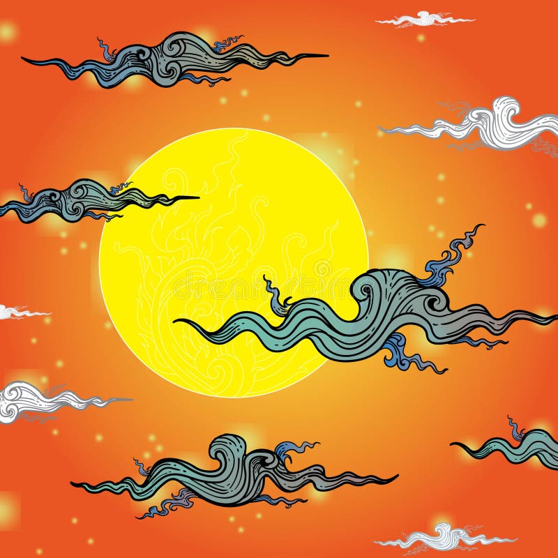 Sun Moon Lineart Stock Illustrations – 4,004 Sun Moon Lineart Stock ...