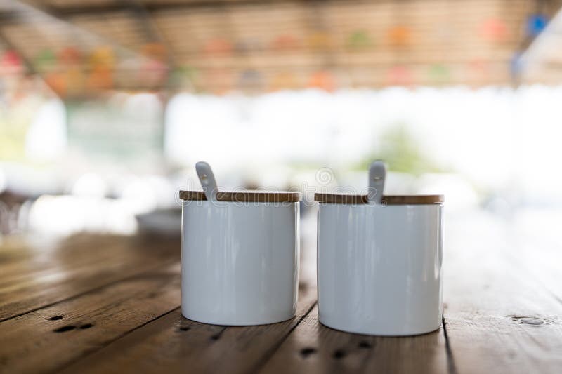 Thai Condiment Noodle Pad White Ceramic Stock Photos - Free & Royalty ...